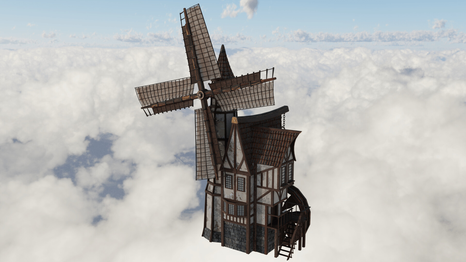 ArtStation - Medieval Windmill