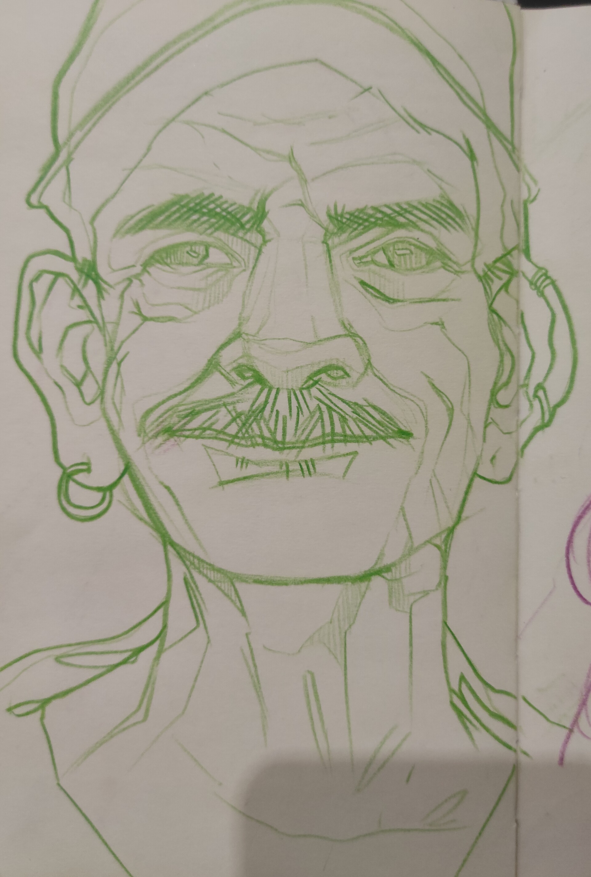 ArtStation - traditional portrait fast sketch