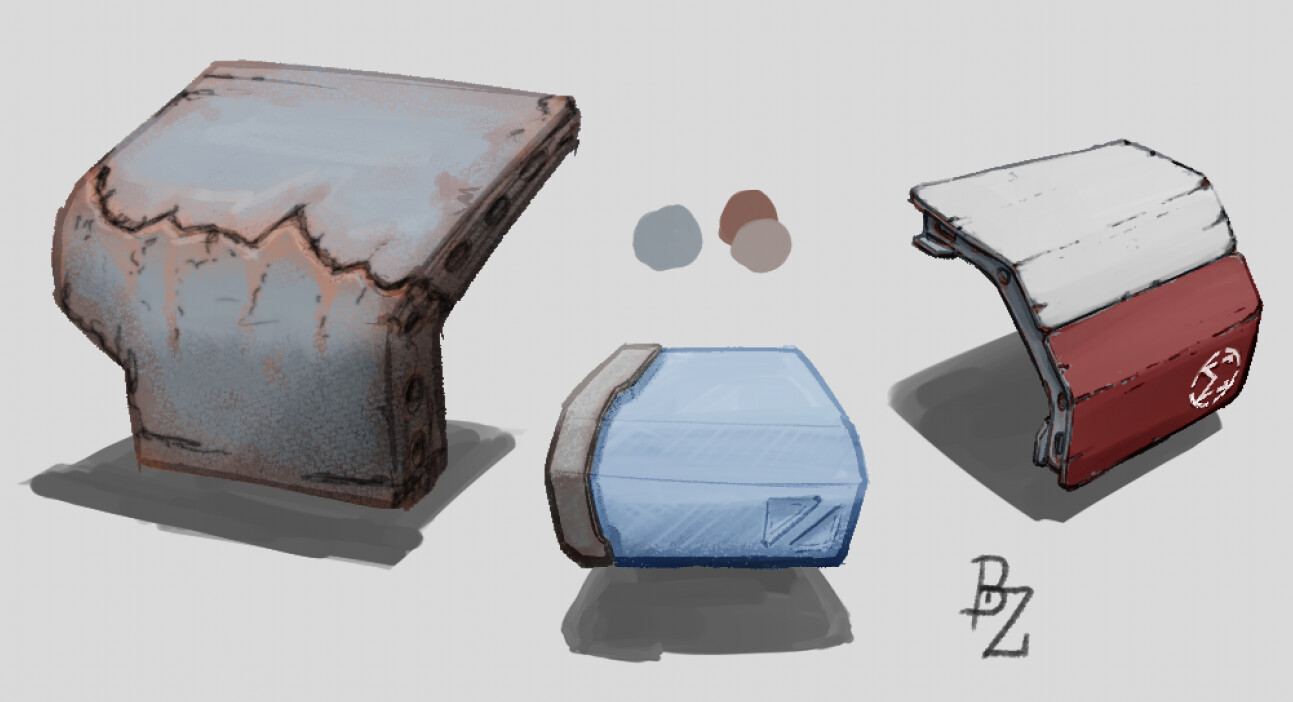 ArtStation - Armour Plate Painting Practice