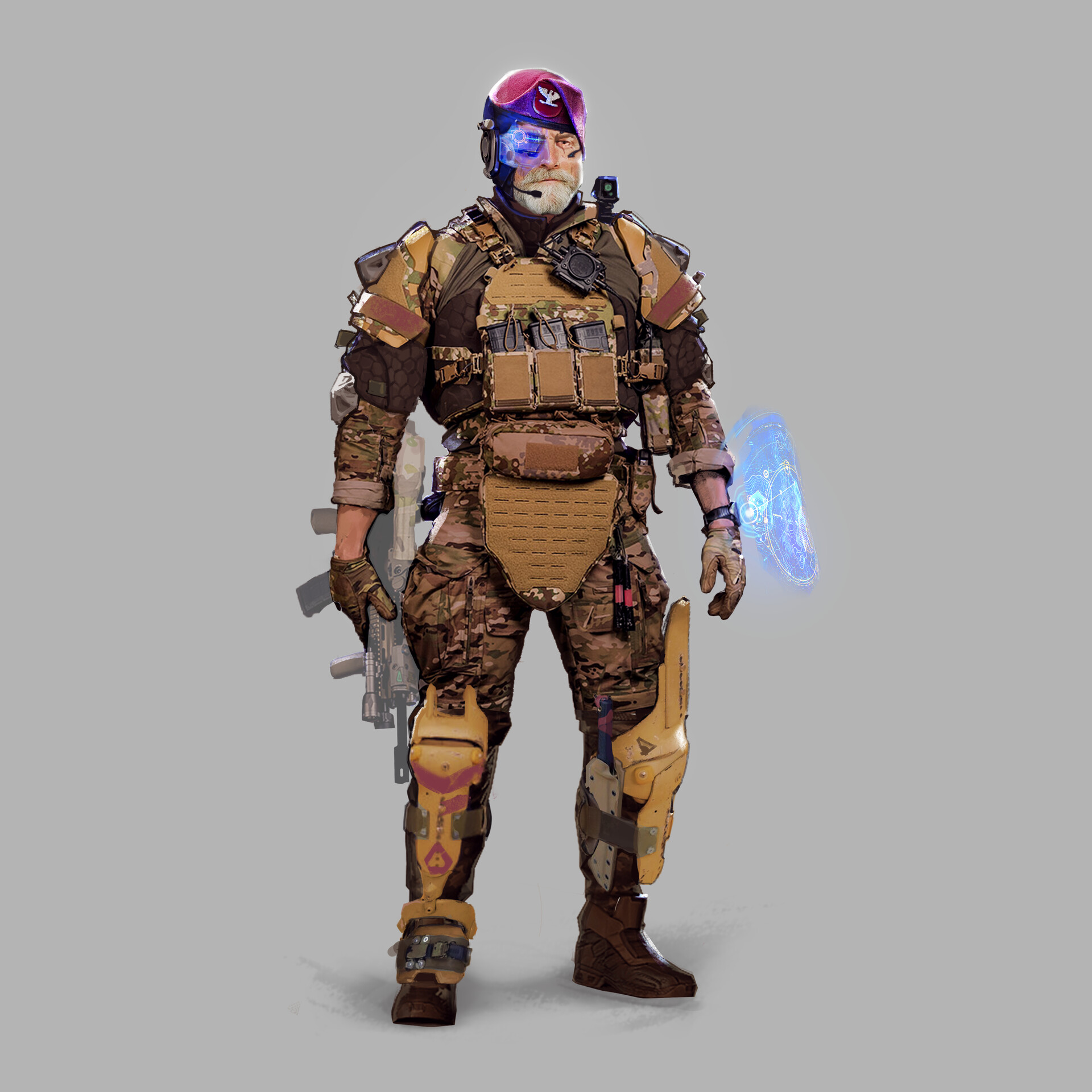 ArtStation - Near future colonel design, Arnaud Carrasco Texier