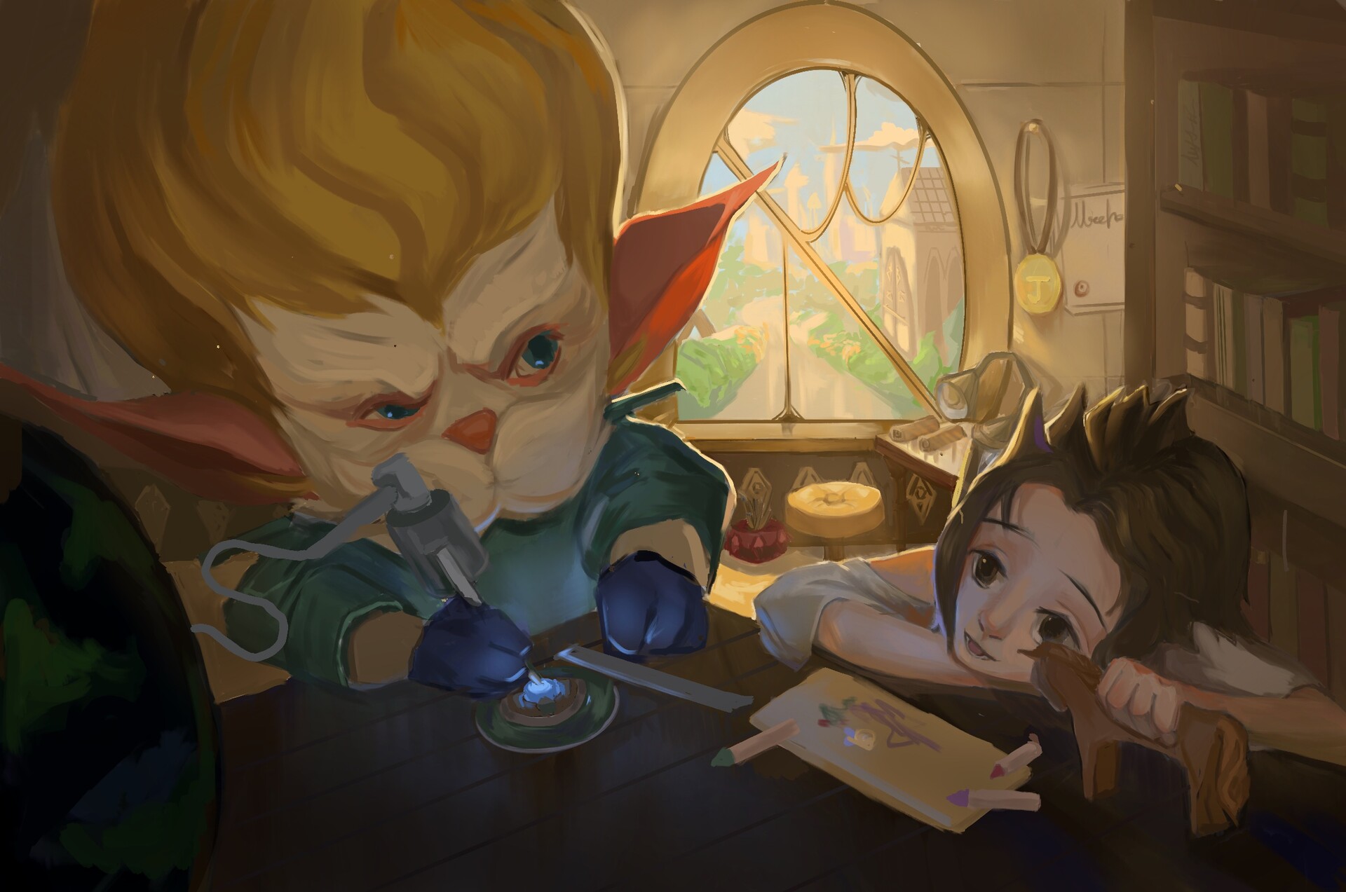 ArtStation - Arcane Jayce and Heimerdinger