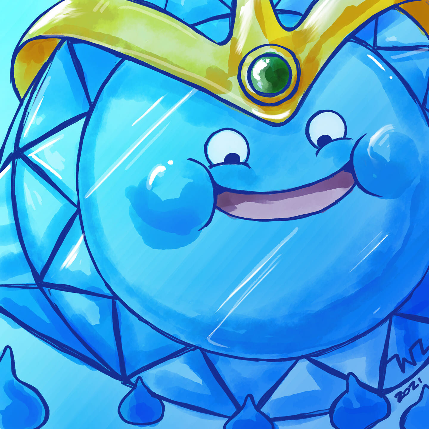 ArtStation - Day 21 - Emperor Slime