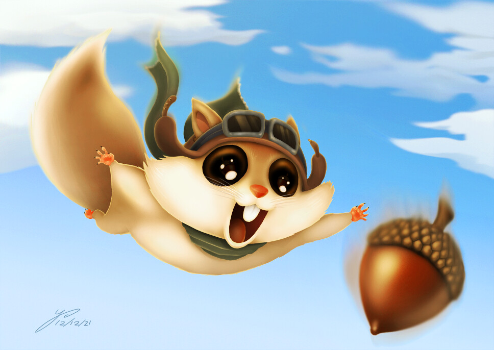 ArtStation - Flying Squirrel