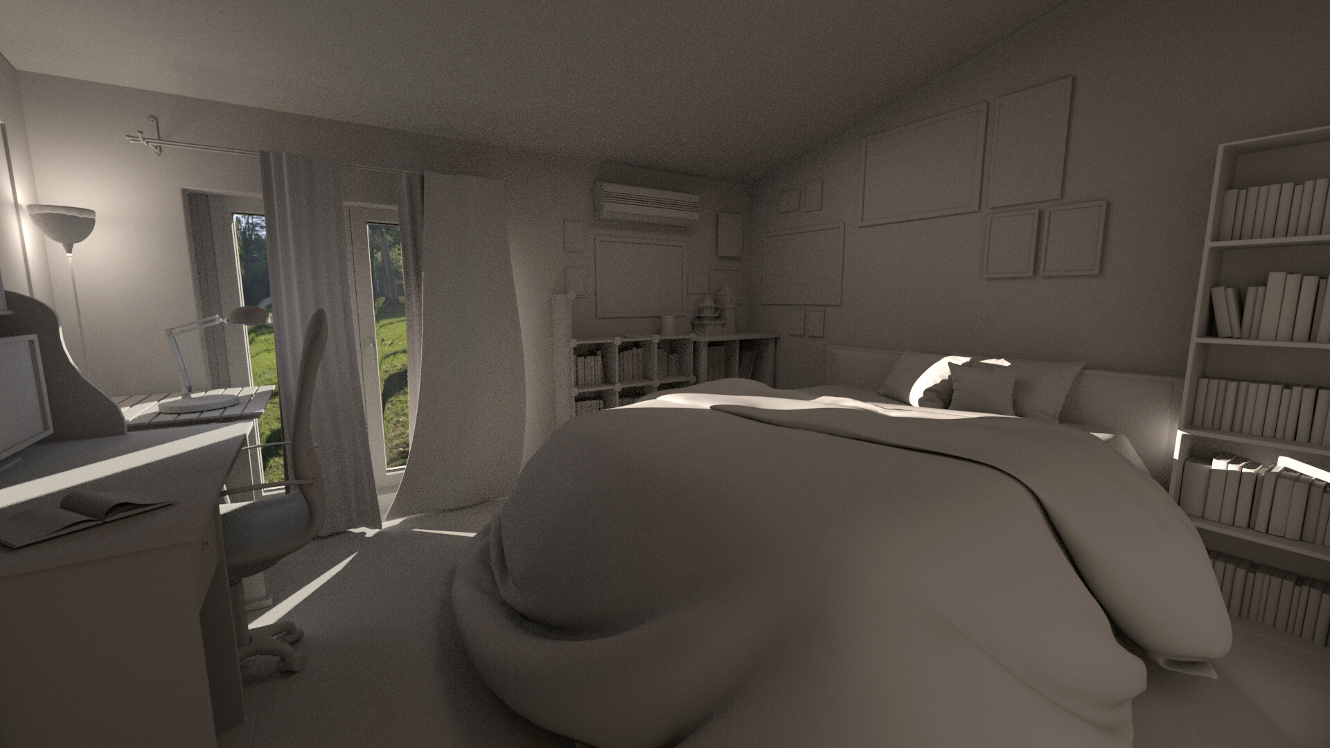 Johan Macca - Bed Room - Hyperrealistic Renders