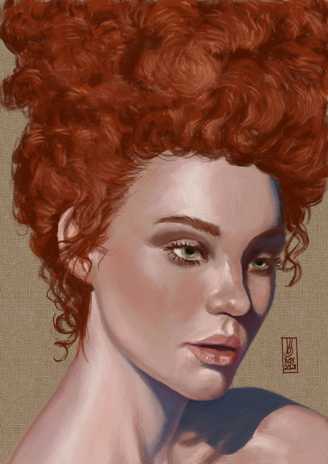 ArtStation - Red Head