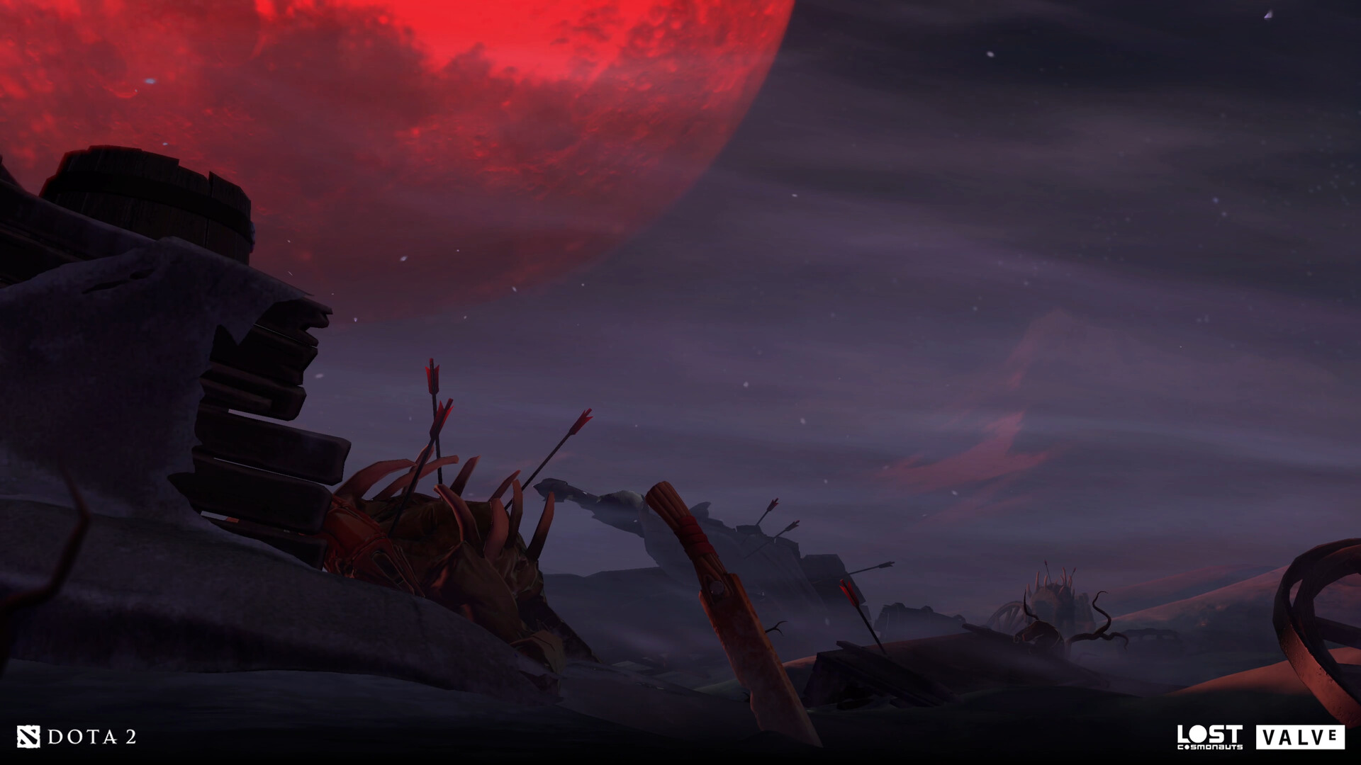 drow ranger dread retribution wallpaper