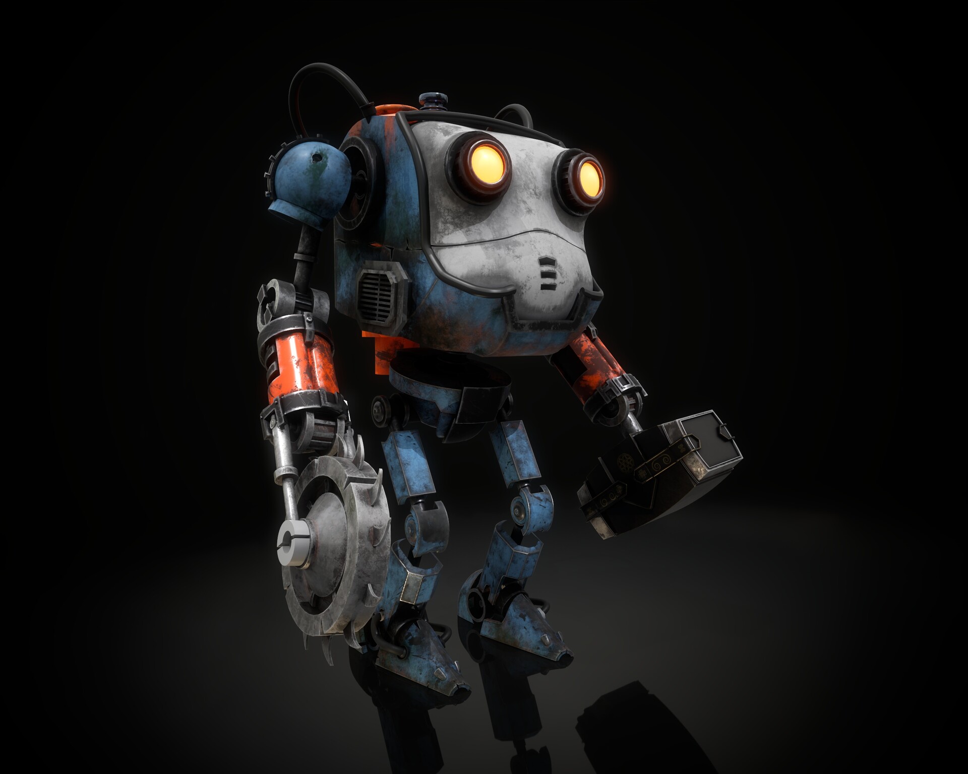 ArtStation - MINI BOSS ROBOT