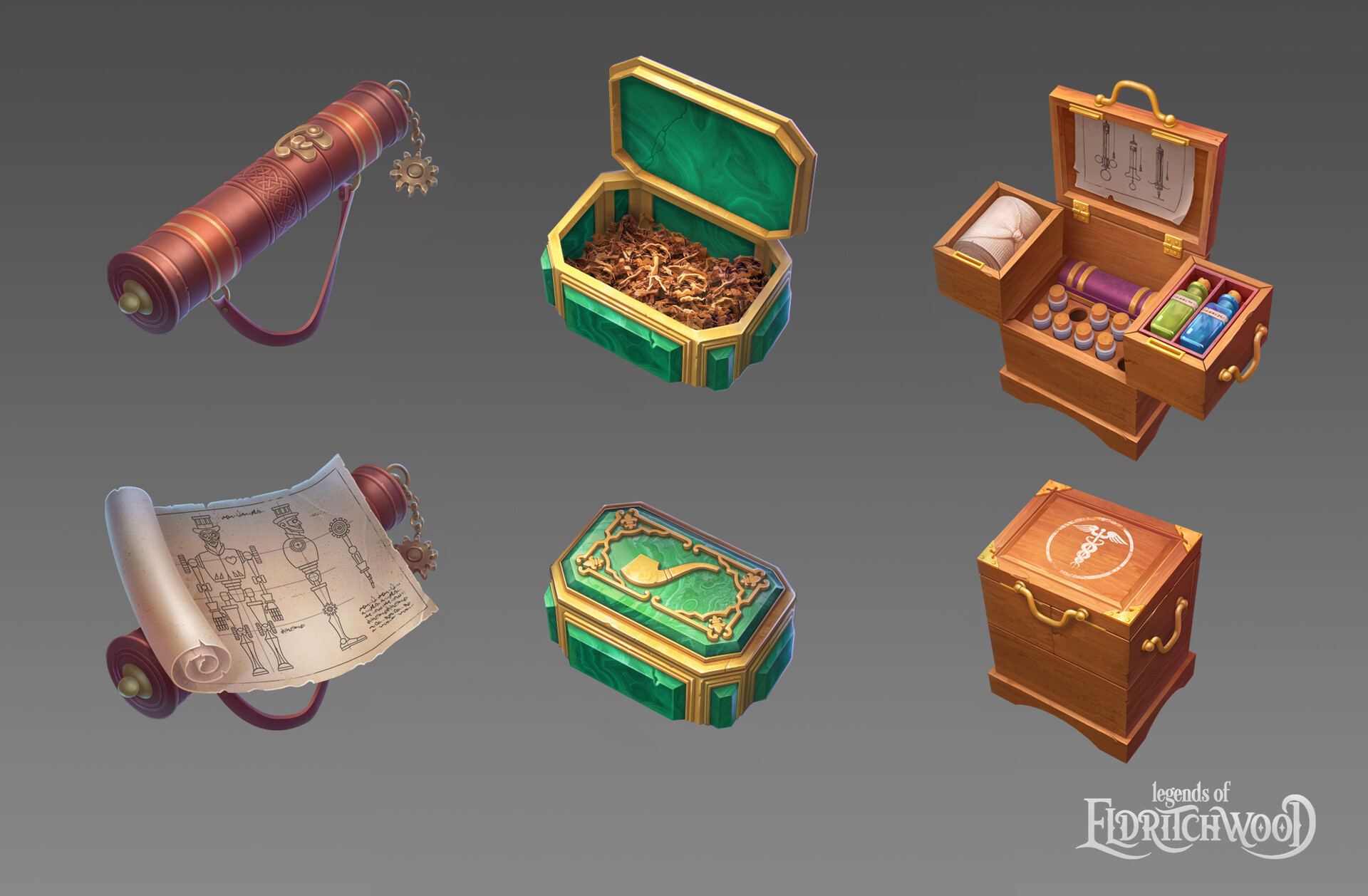 ArtStation - Some objects from Eldritchwood
