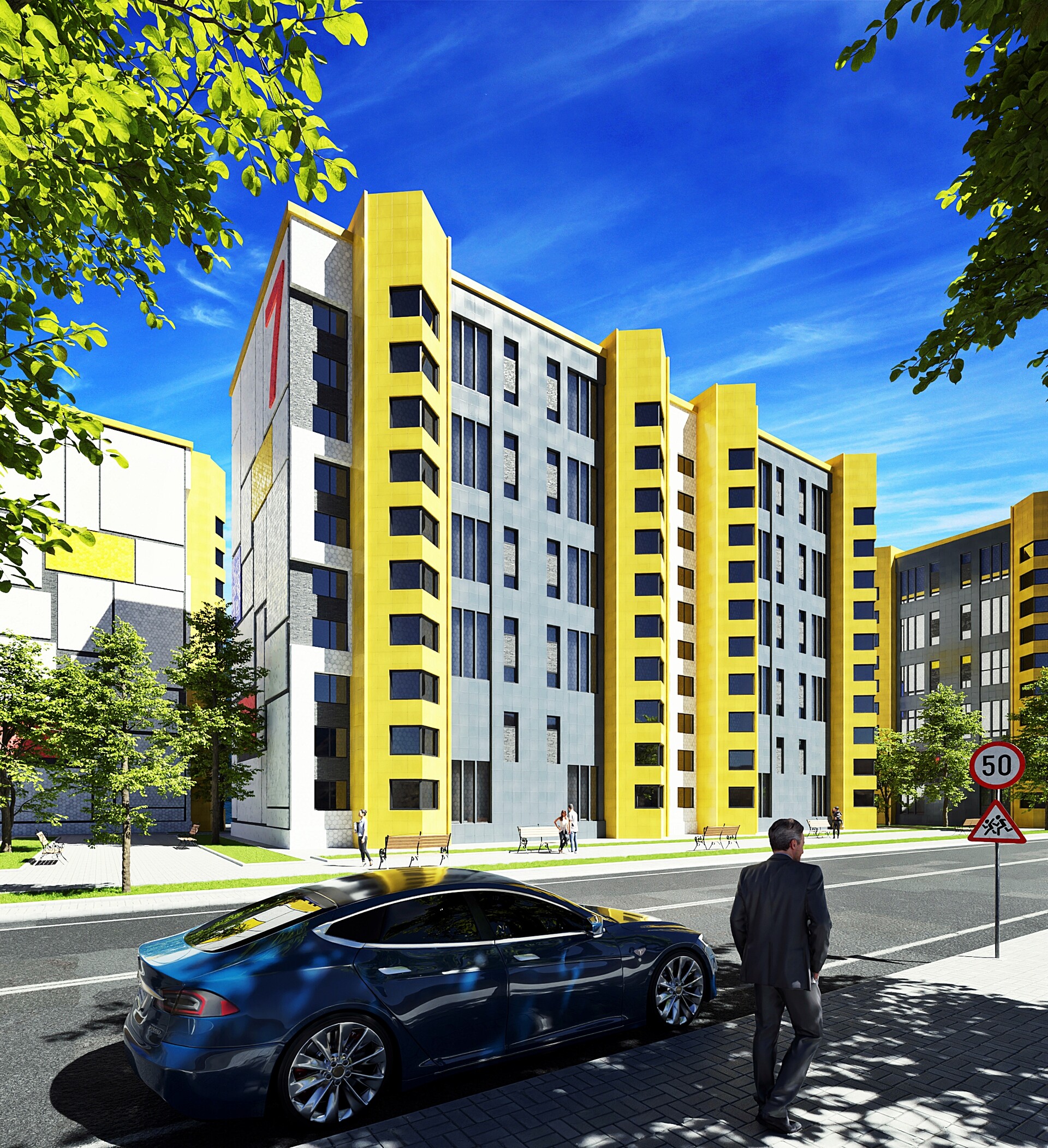 ArtStation - Residential complex