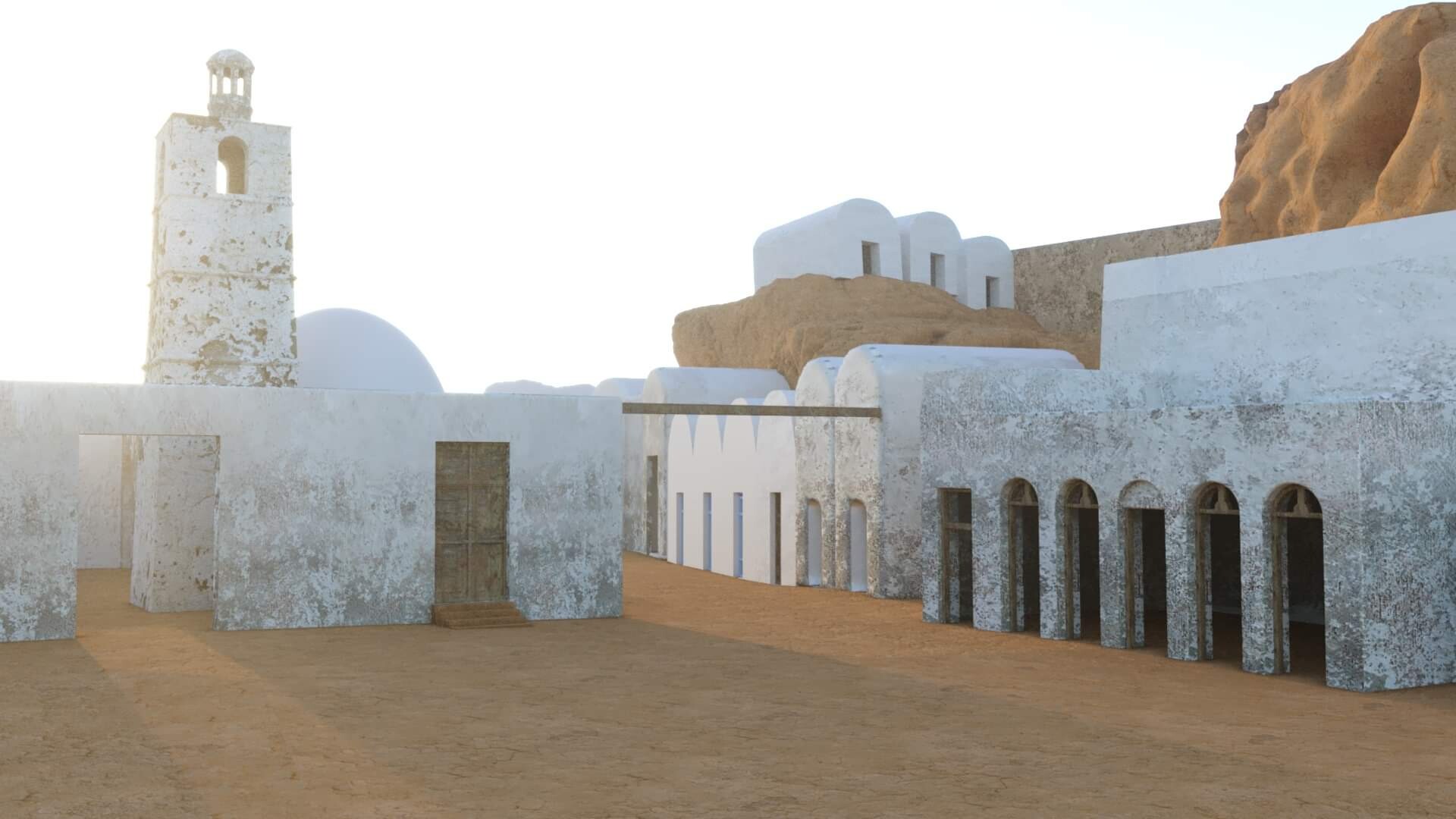 ArtStation - Old desert houses