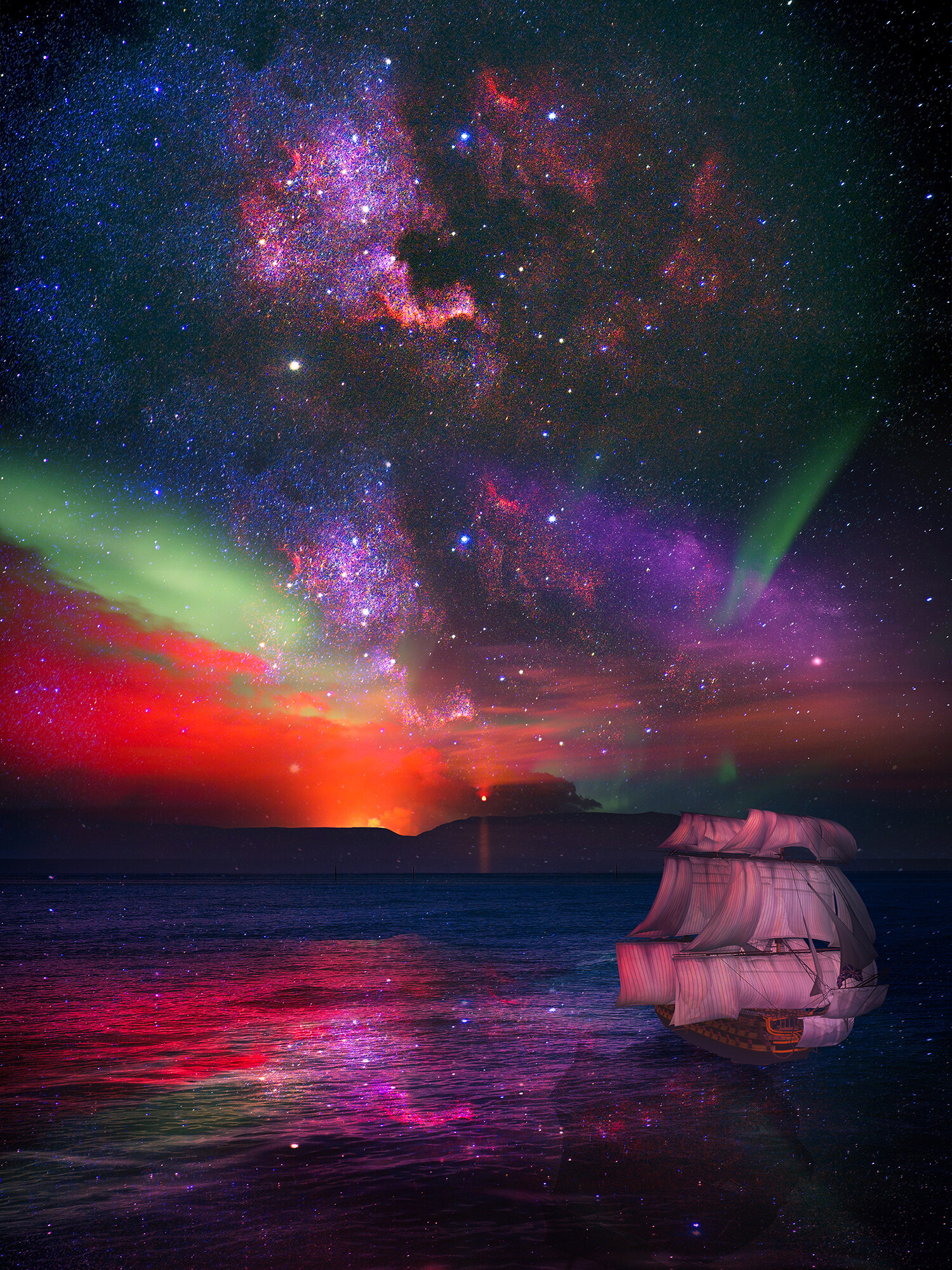 ArtStation - Starry Ocean