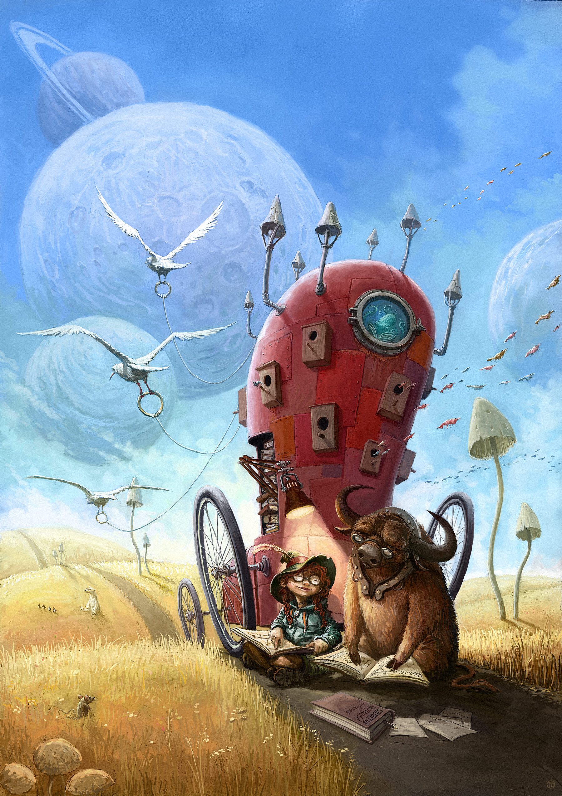 ArtStation - gadabout-poster illustration