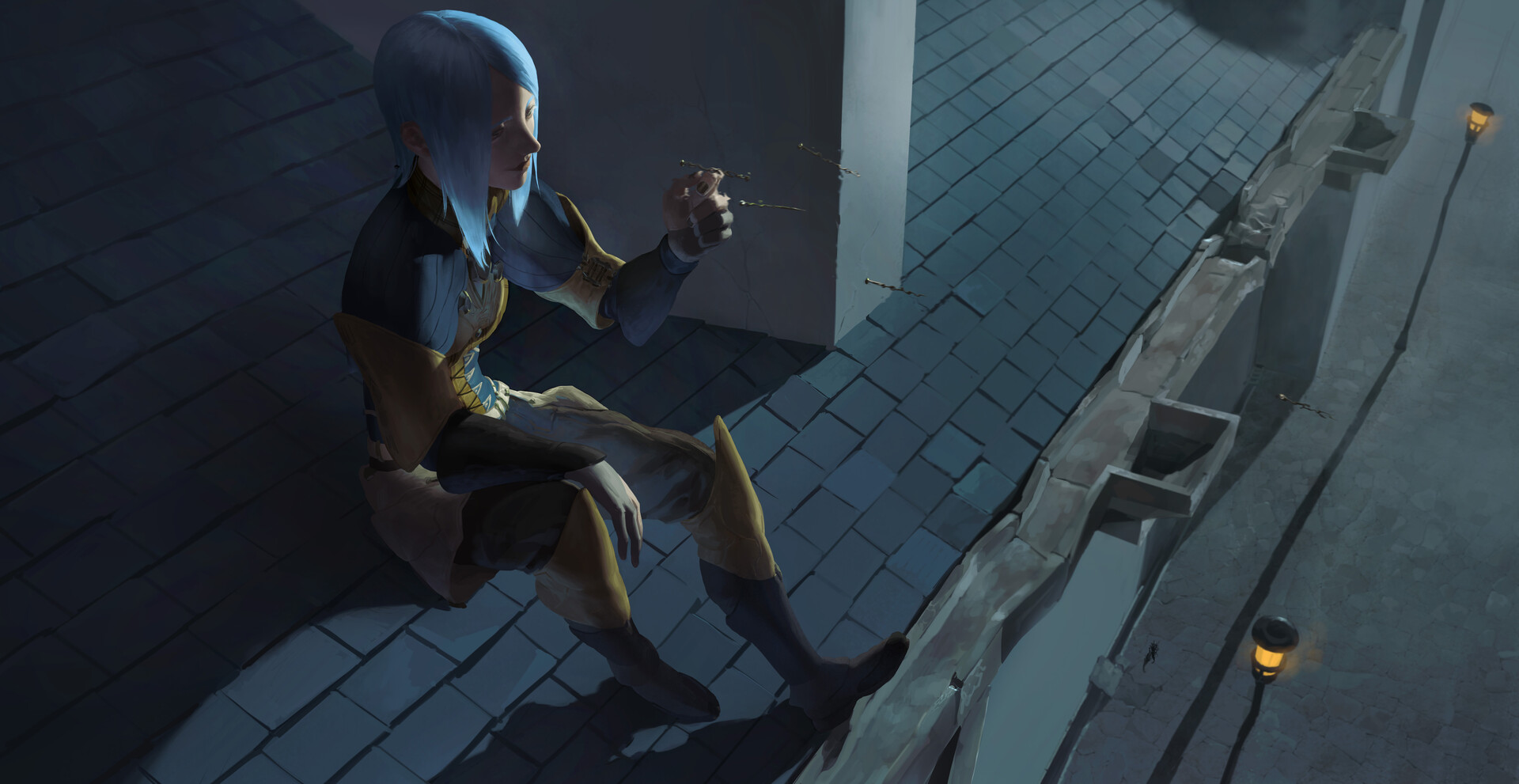 ArtStation - S1-7 On the roof