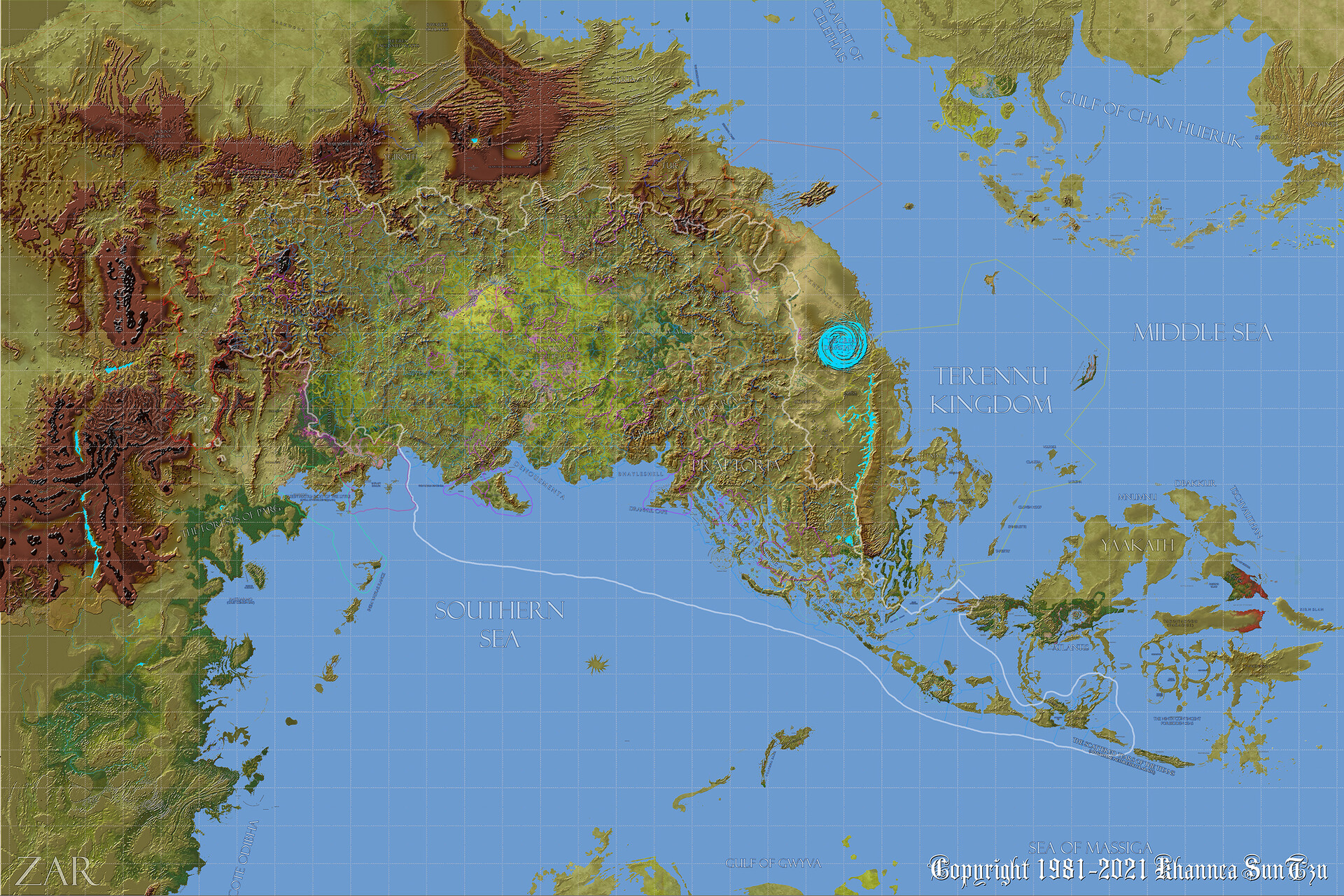 ArtStation - Dreamlands Map December 2021