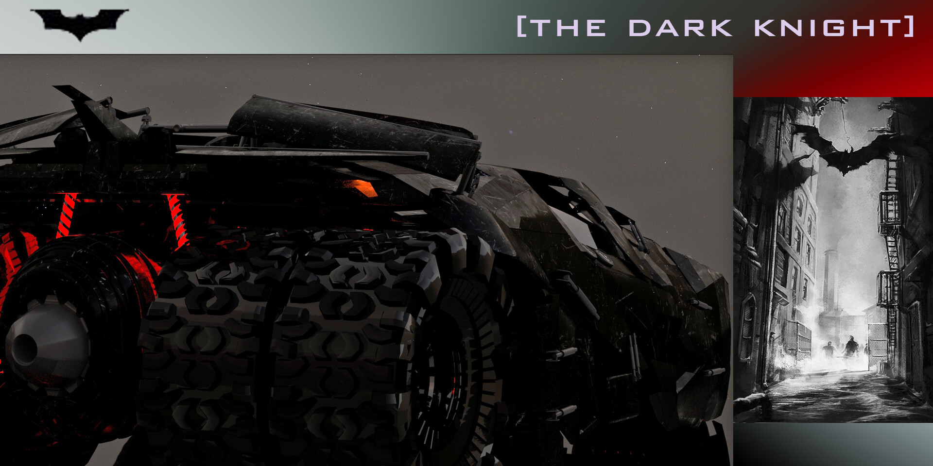 ArtStation - Bat mobile (The Dark Knight)