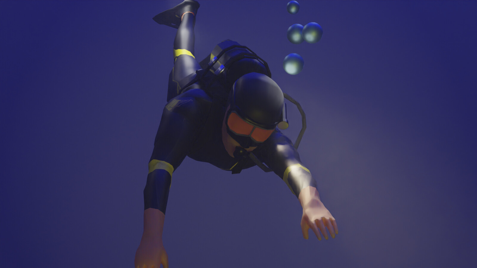 Pascal Hirt - Underwater diorama - sunken ship with treasure