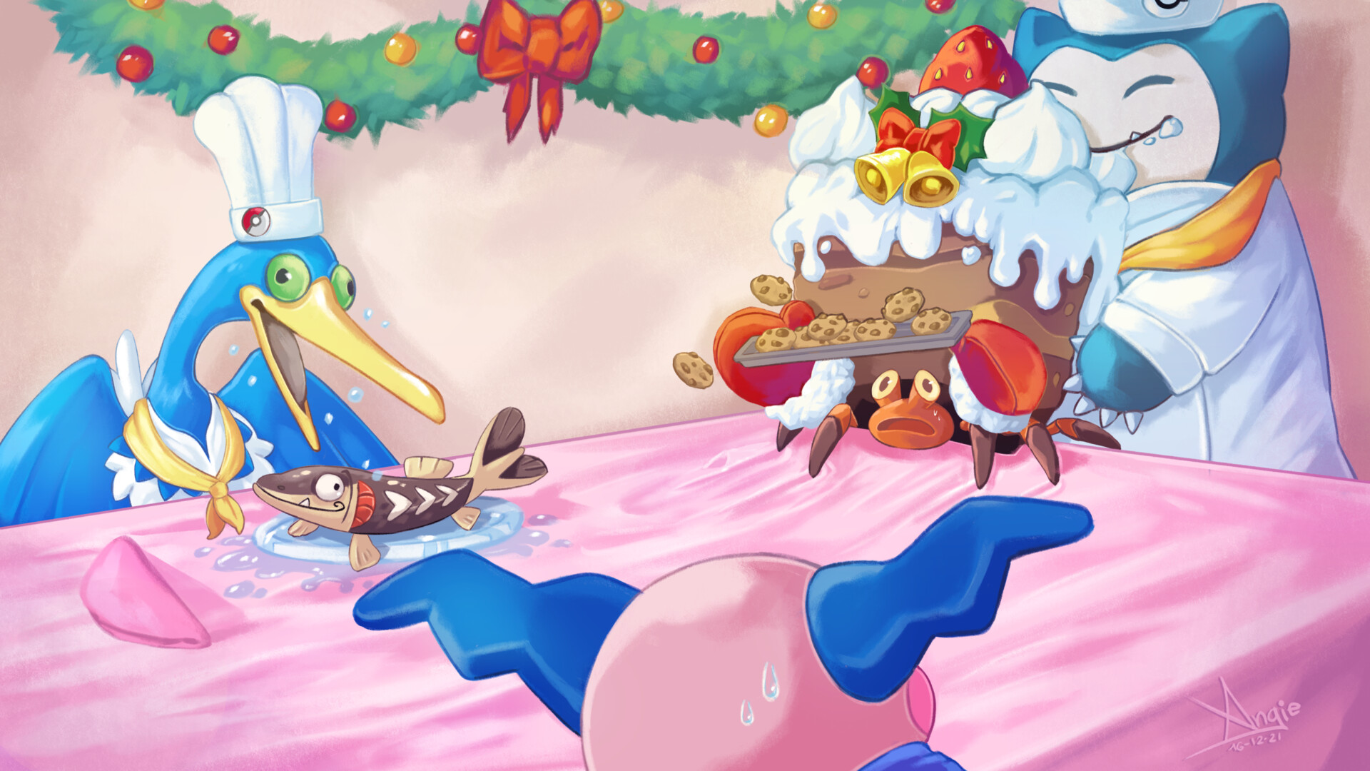 ArtStation - Pokemon unite christmas holowear