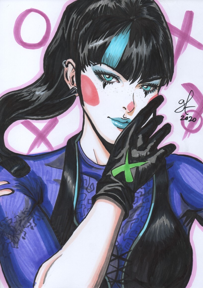 ArtStation - Copic Sketch: Punchline Fanart
