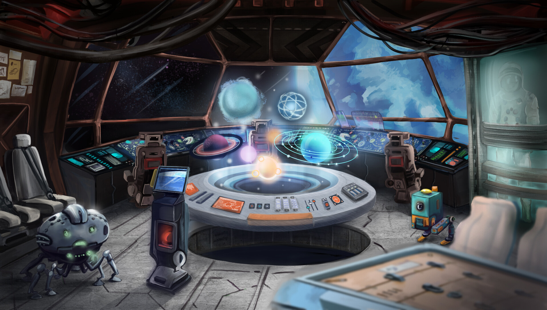 ArtStation - Spaceship illustration