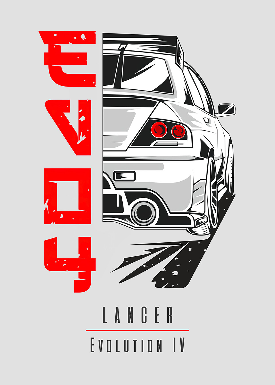 ArtStation - mitsubishi lancer evo 4