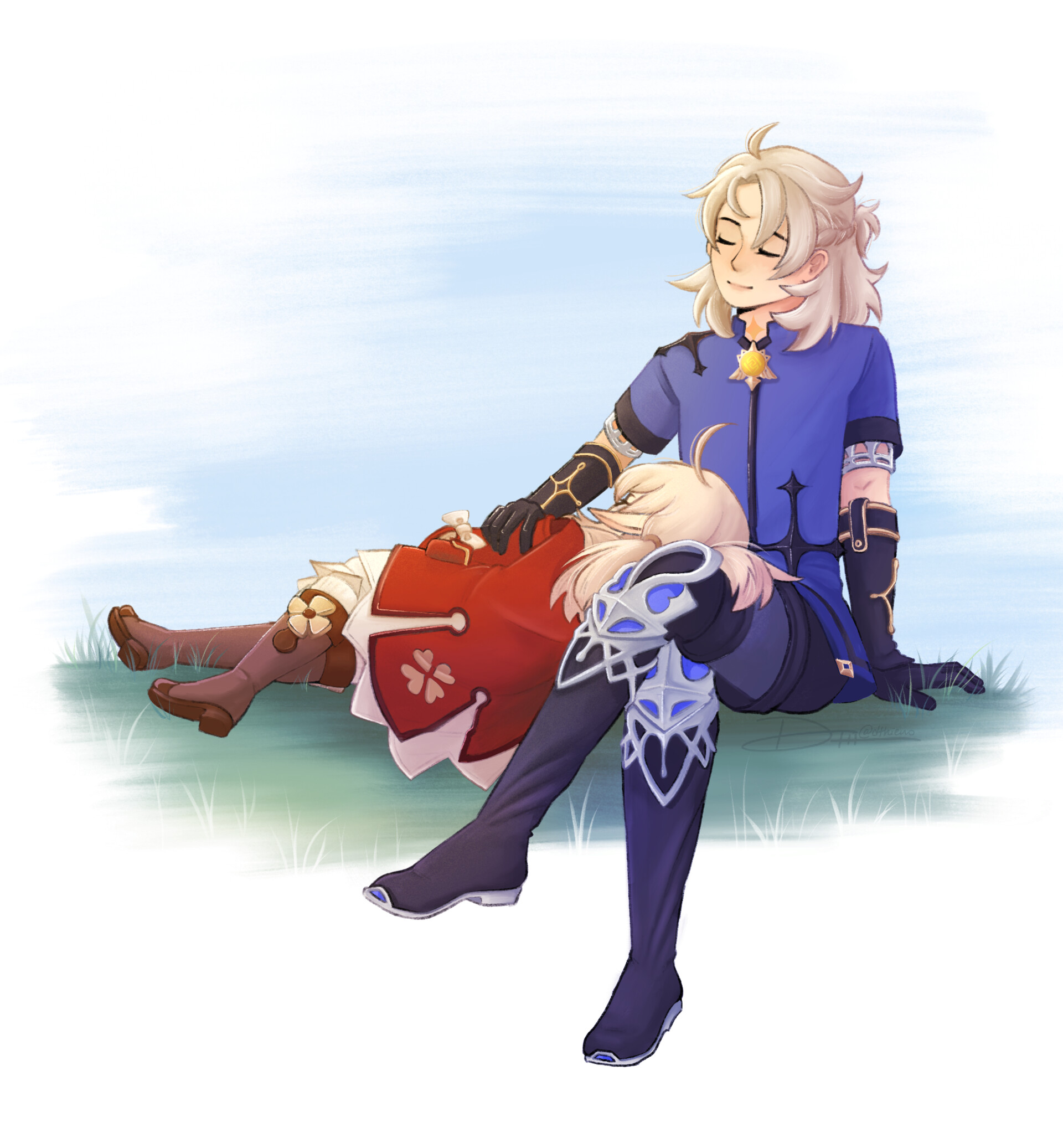 ArtStation - Albedo and Klee