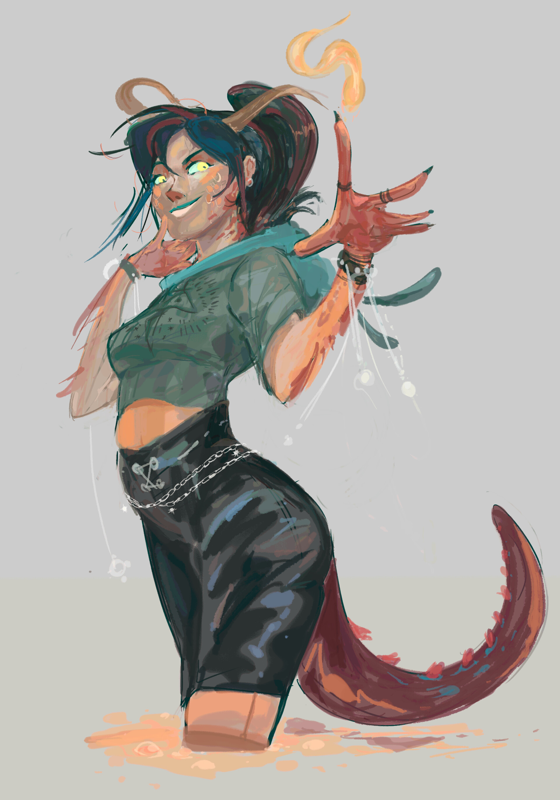 ArtStation - dragon lady