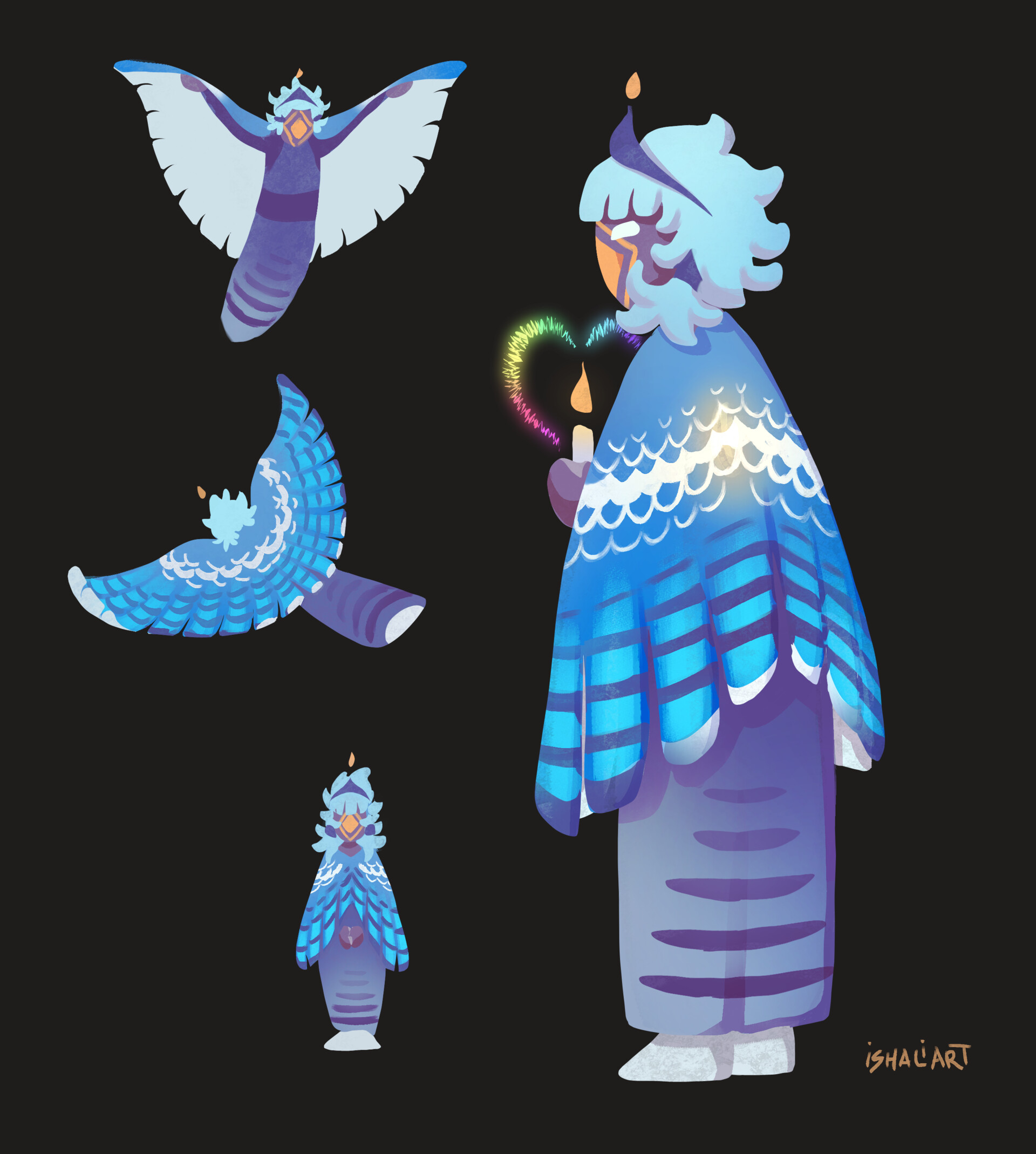 ArtStation - Sky: Blue Jay inspired design