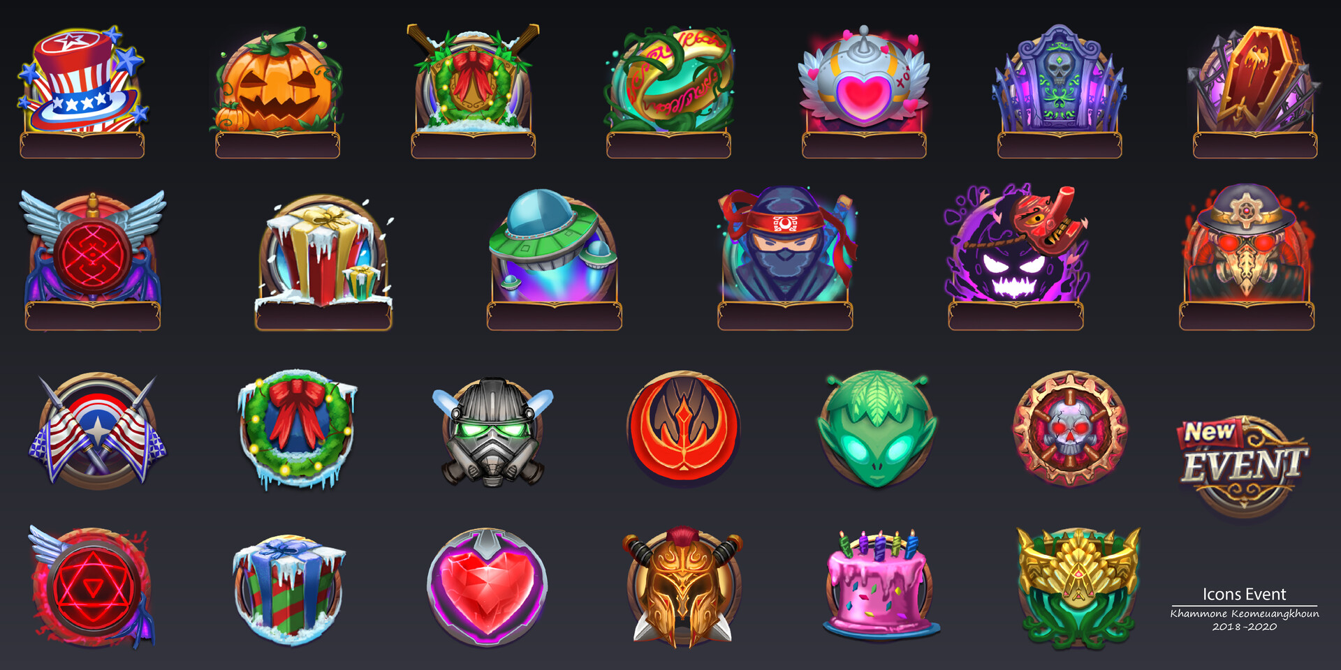ArtStation - Event Icons