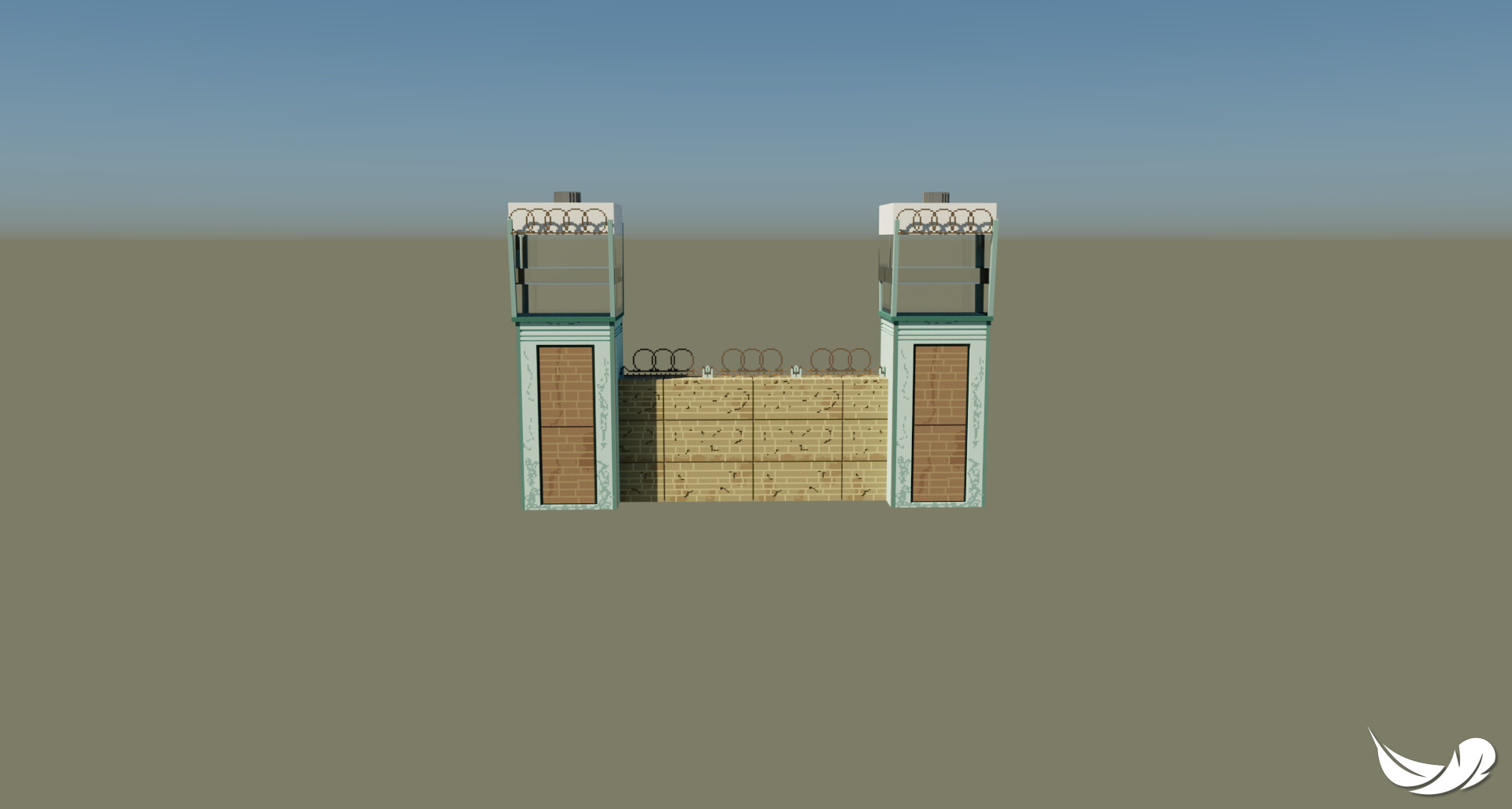 ArtStation - Prison walls