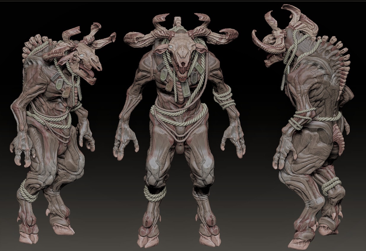 ArtStation - Undead Minotaur