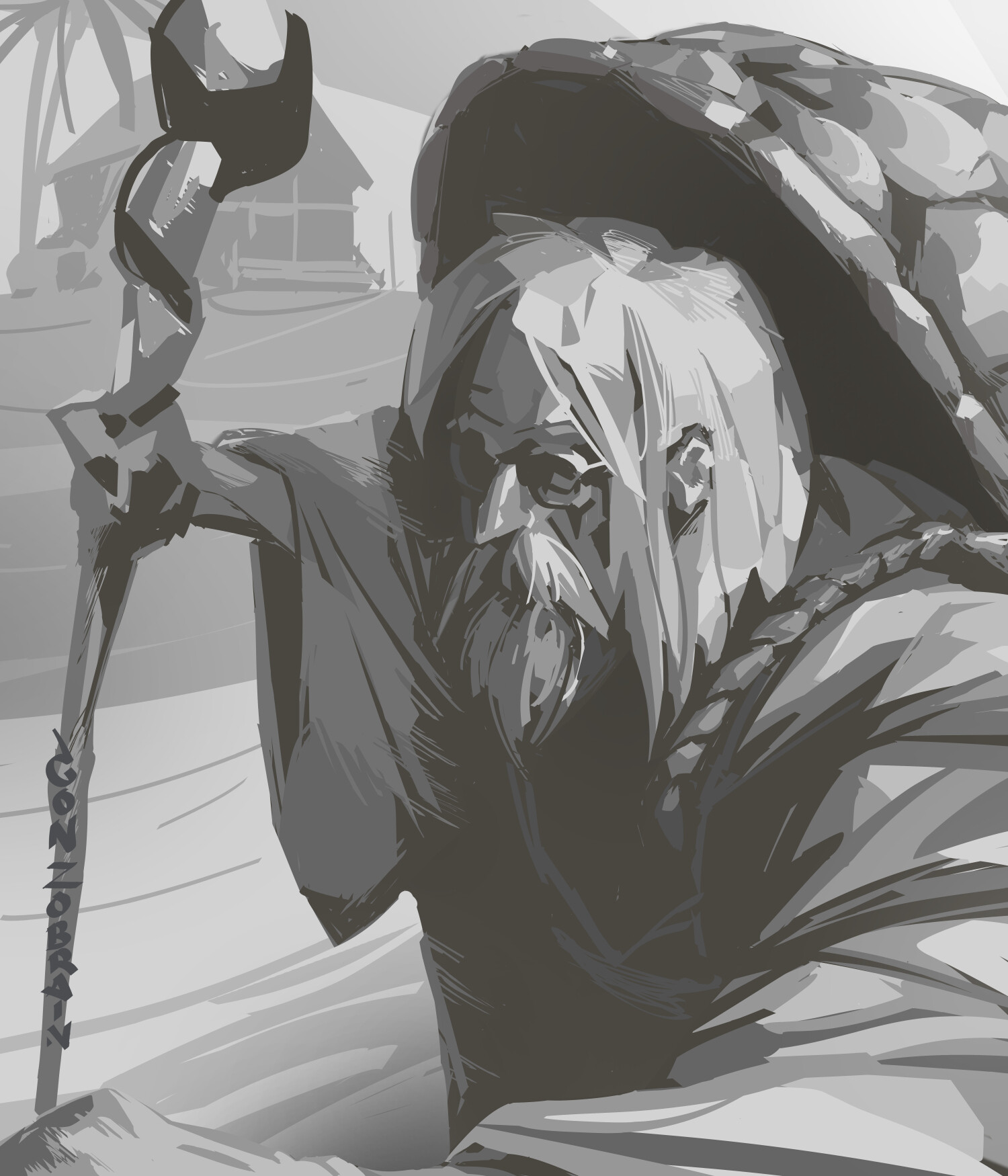 ArtStation - Master Roshi Fan art