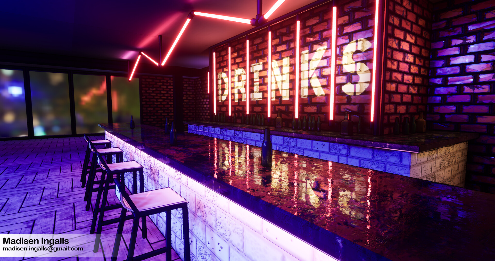 ArtStation - Bar Scene