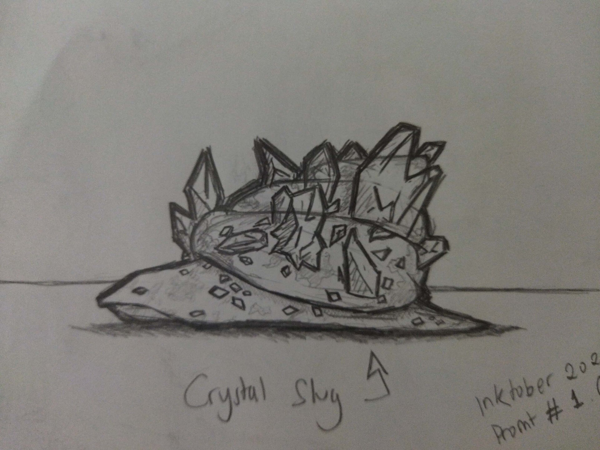 ArtStation - Fantasy Monster Crystal Slug