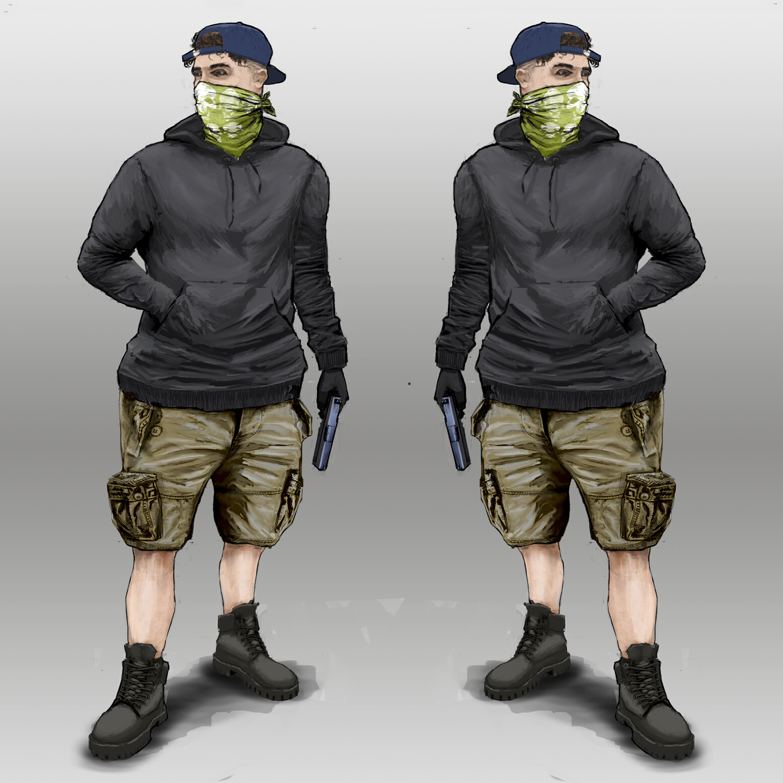 ArtStation - Rebel/gang character 01