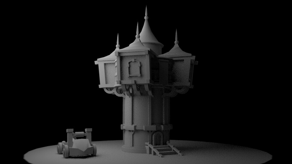 ArtStation - Guard tower