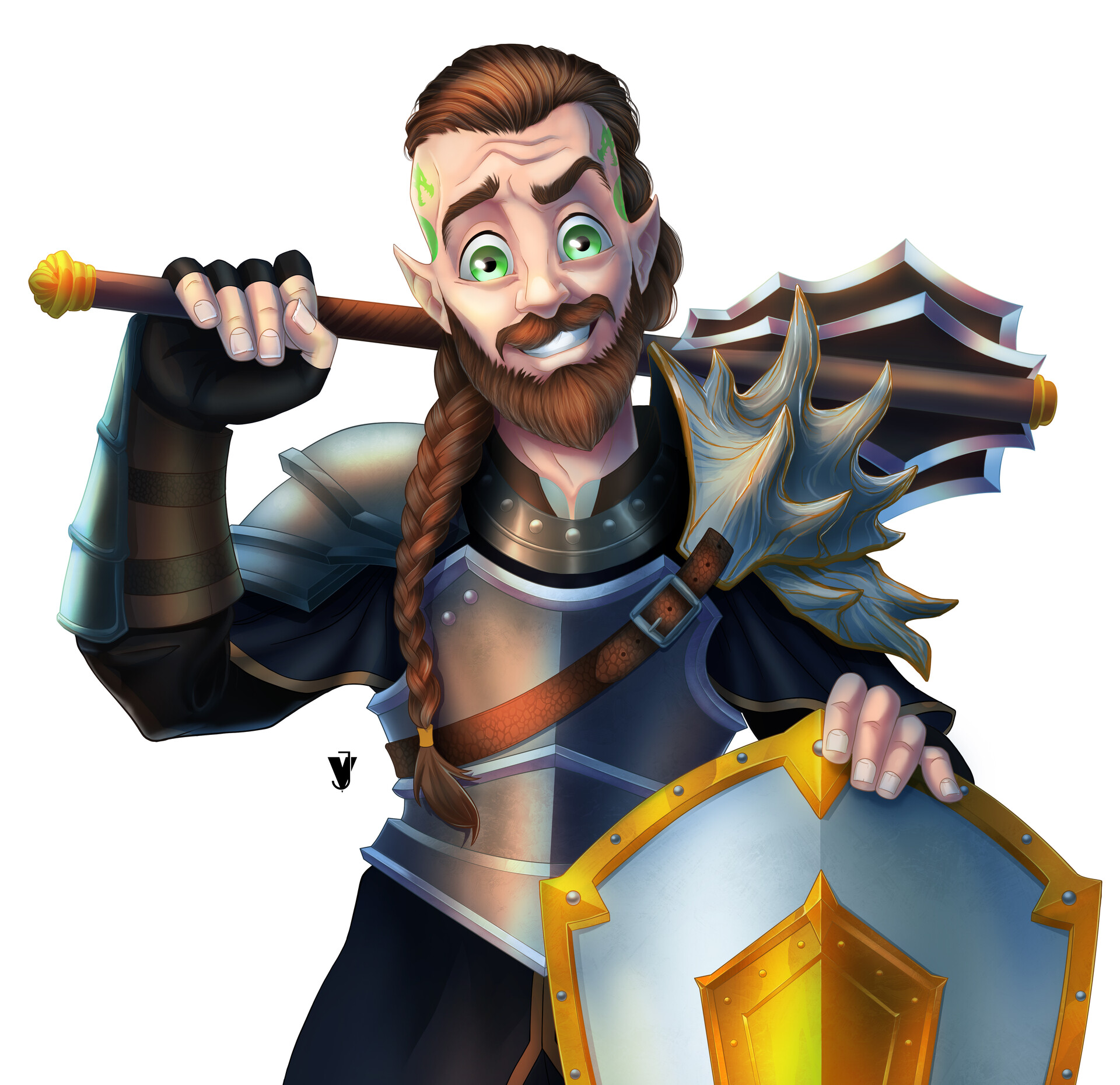 ArtStation - Commission to Wild Magic Surge - Portrait rendered