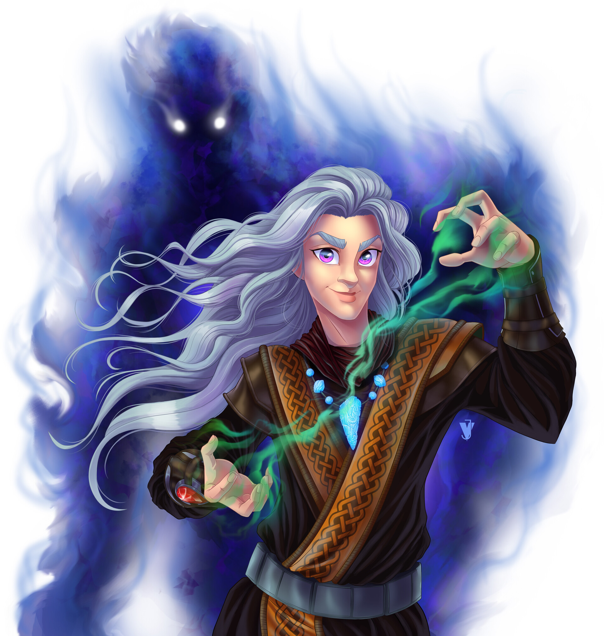 ArtStation - Commission to Wild Magic Surge - Portrait rendered