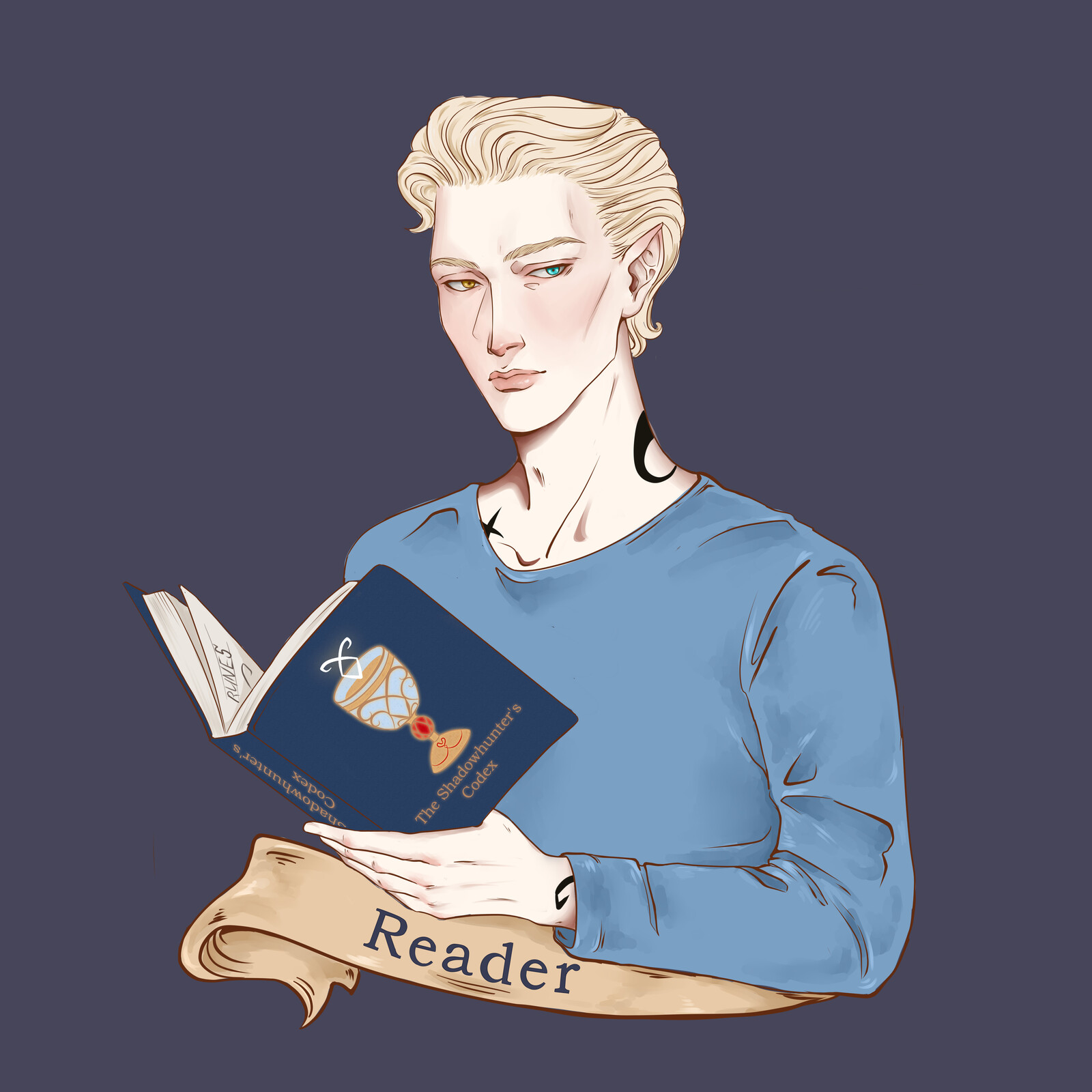 Maslenova Anastasia - far art for "The Dark Artifices" by Cassandra Clare