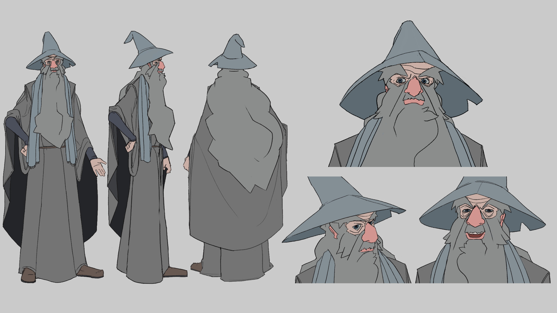 ArtStation - Gandalf - Character Callout Sheet