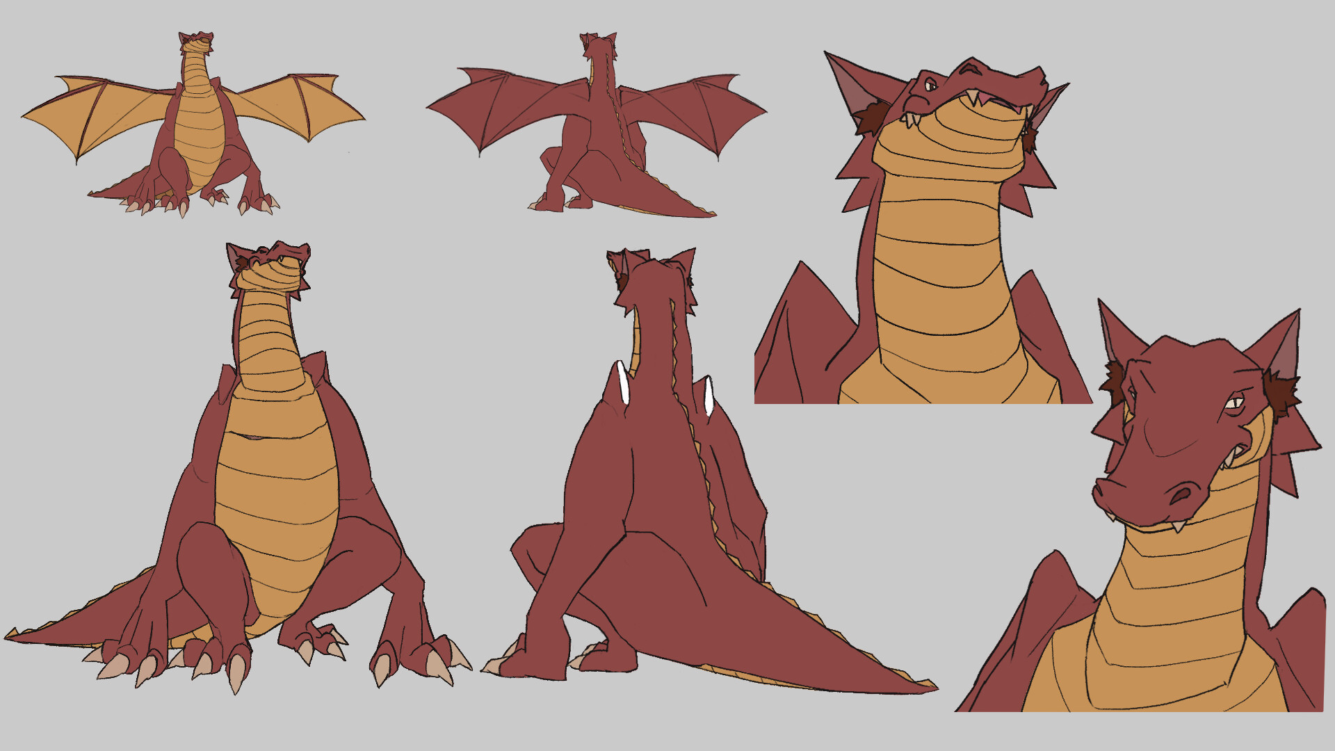 ArtStation - Smaug Callout Sheet