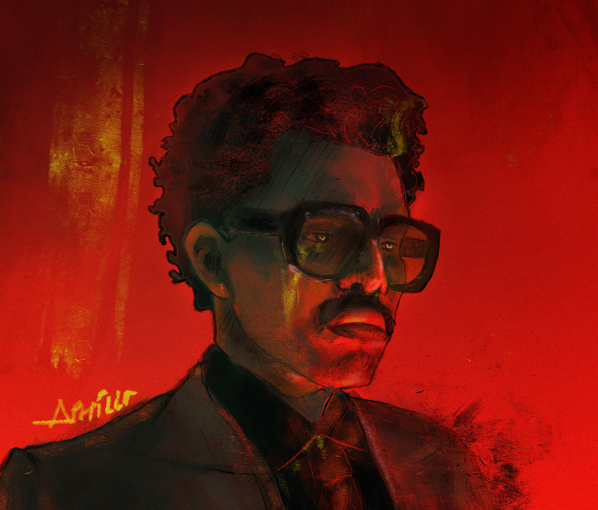 ArtStation - The Weeknd Cartoon