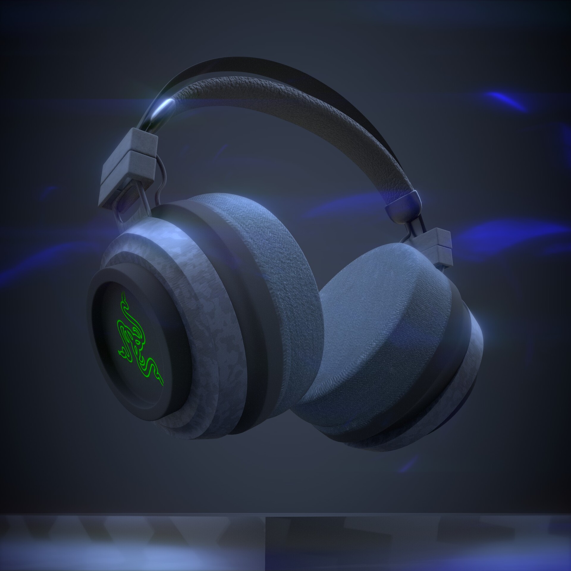 ArtStation - Razor headset 3d model