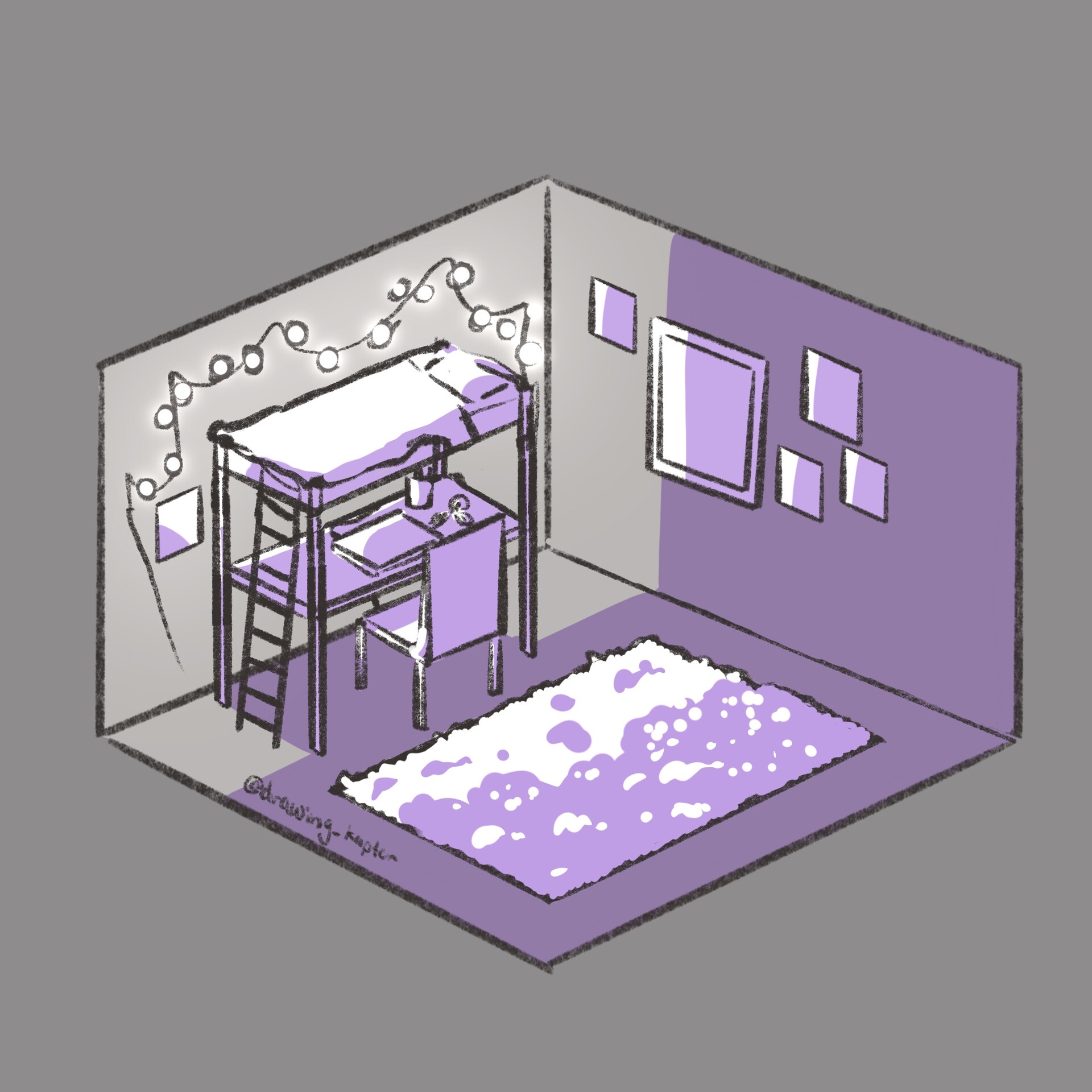 ArtStation - Isometric Room Sketches