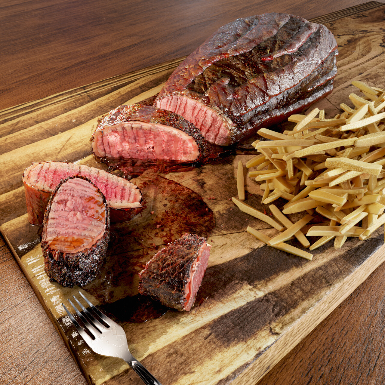 ArtStation - Meat and fries