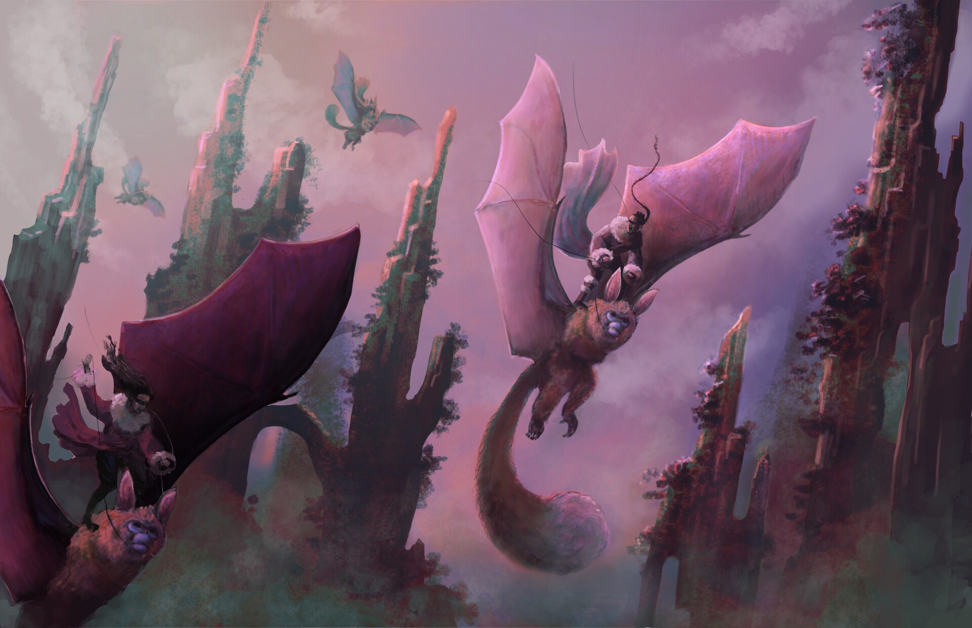 ArtStation - keyframe illustration