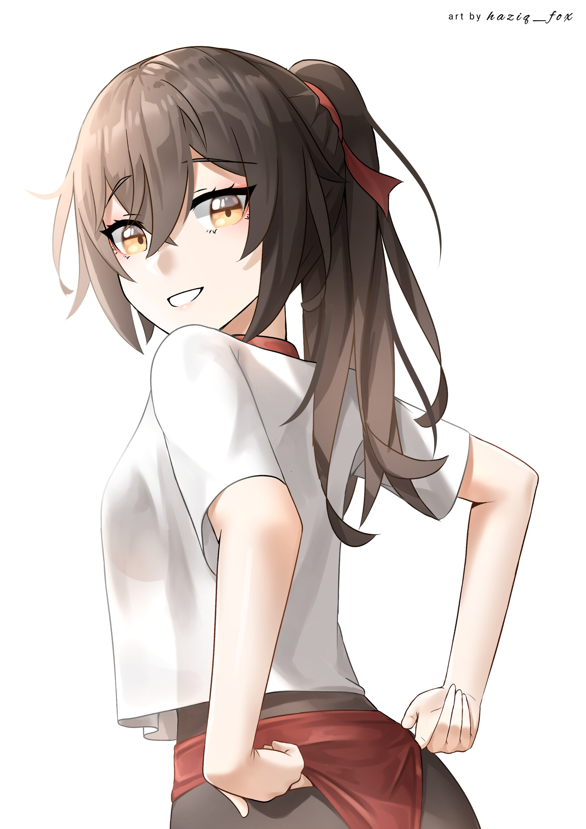 ArtStation - [OC] -Fana Hanako in Gym Outfit #2