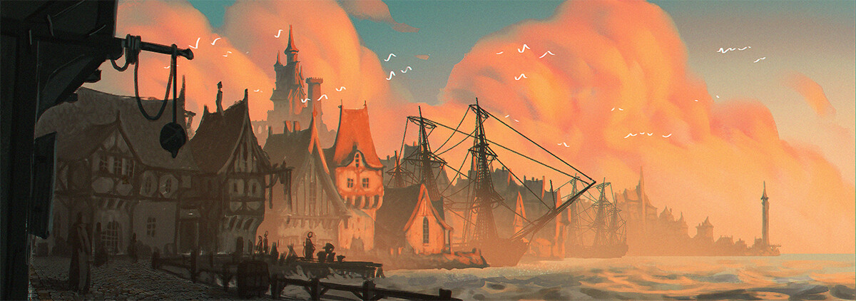 ArtStation - small fantasy landscapes