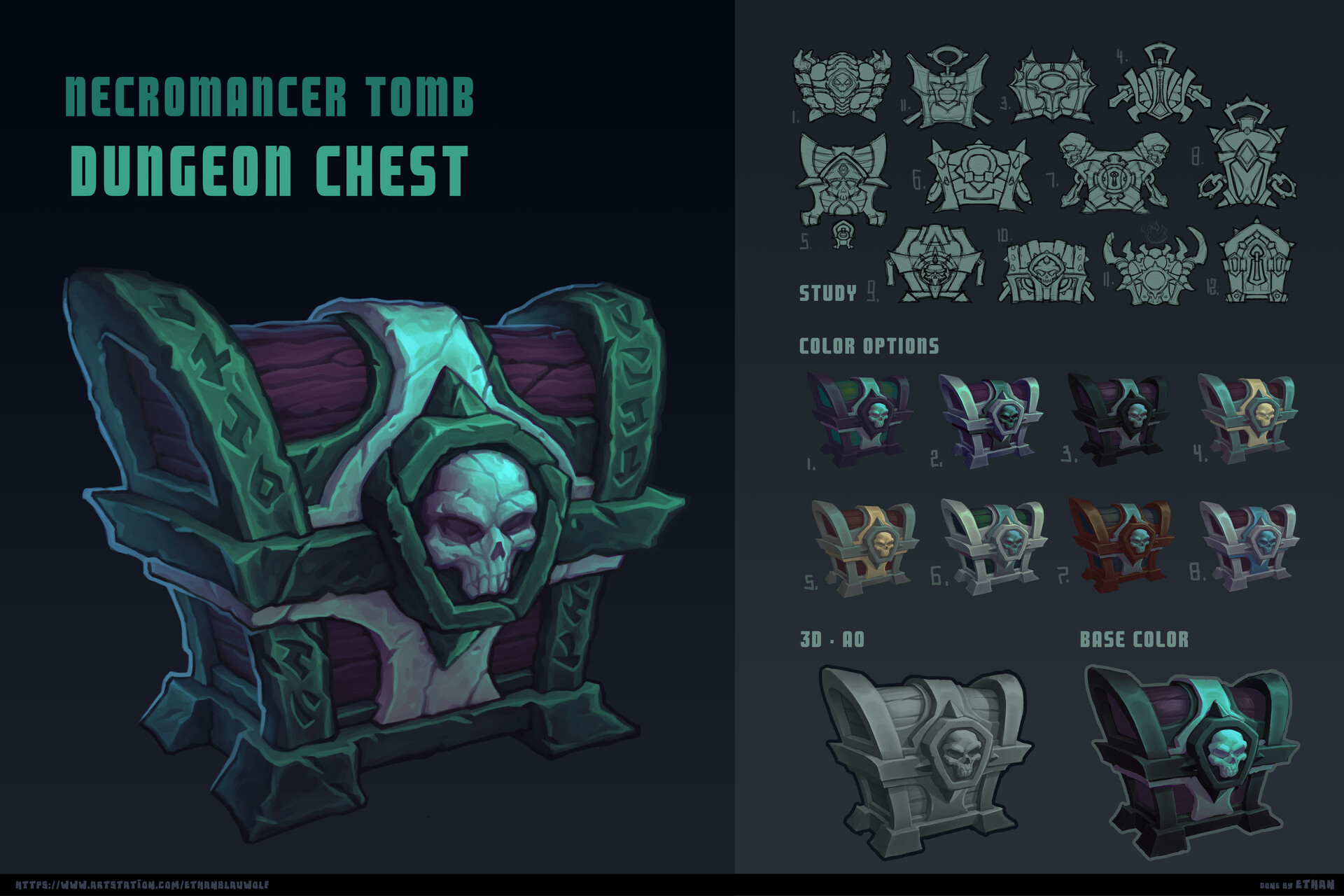 ArtStation - Necromancer tomb chest