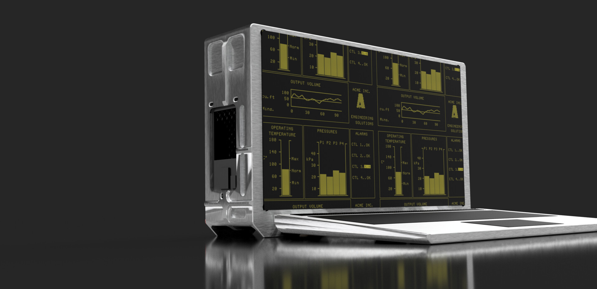 ArtStation - Briefcase computer