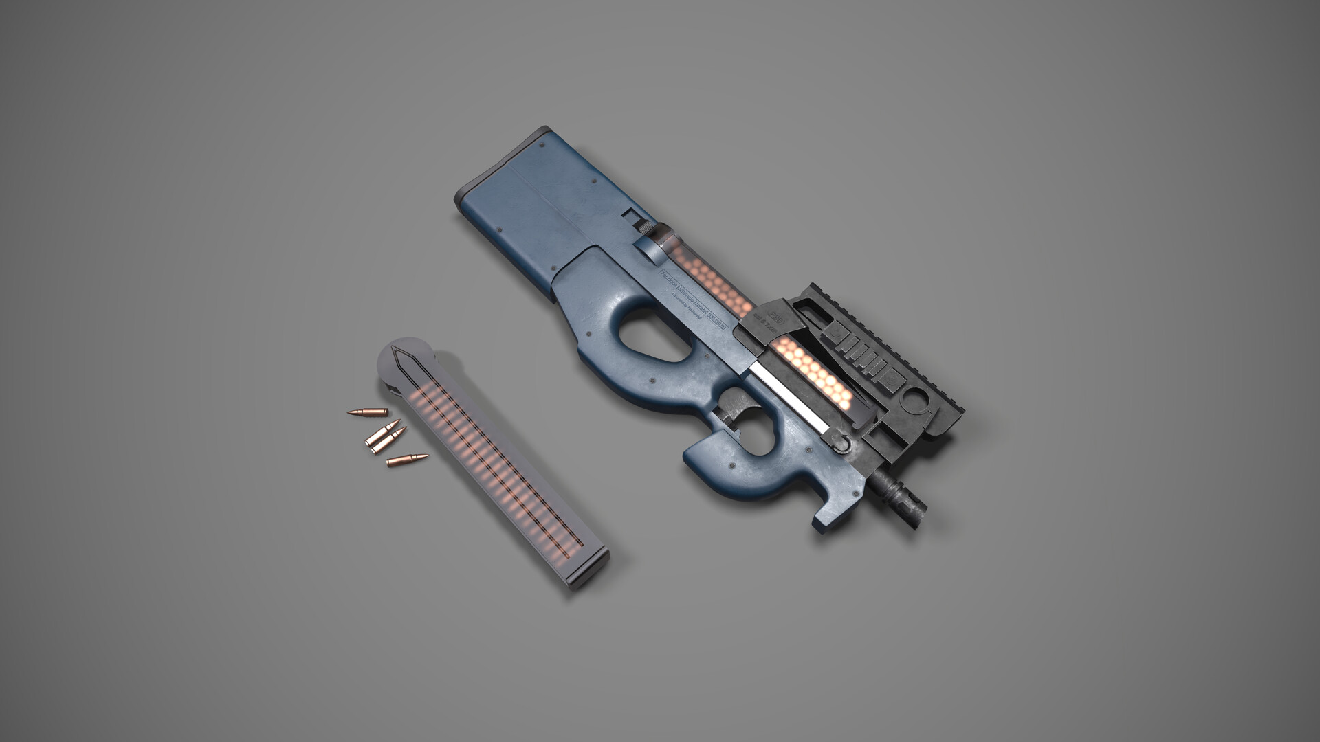 ArtStation - P90 Personal Defense Weapon